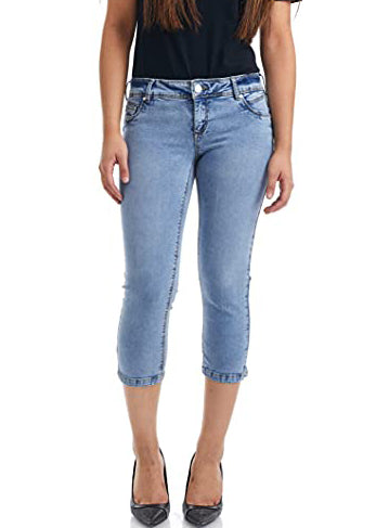 Stretch Denim Capris Lift & Contour – Roadrunner Jeans Apparel