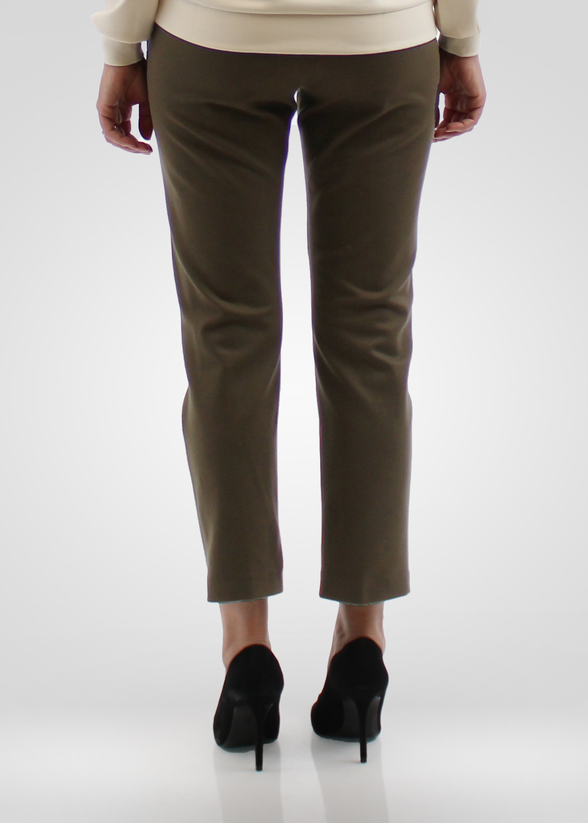 Simon Chang Green Pants with Button Detail – Roadrunner Jeans Apparel